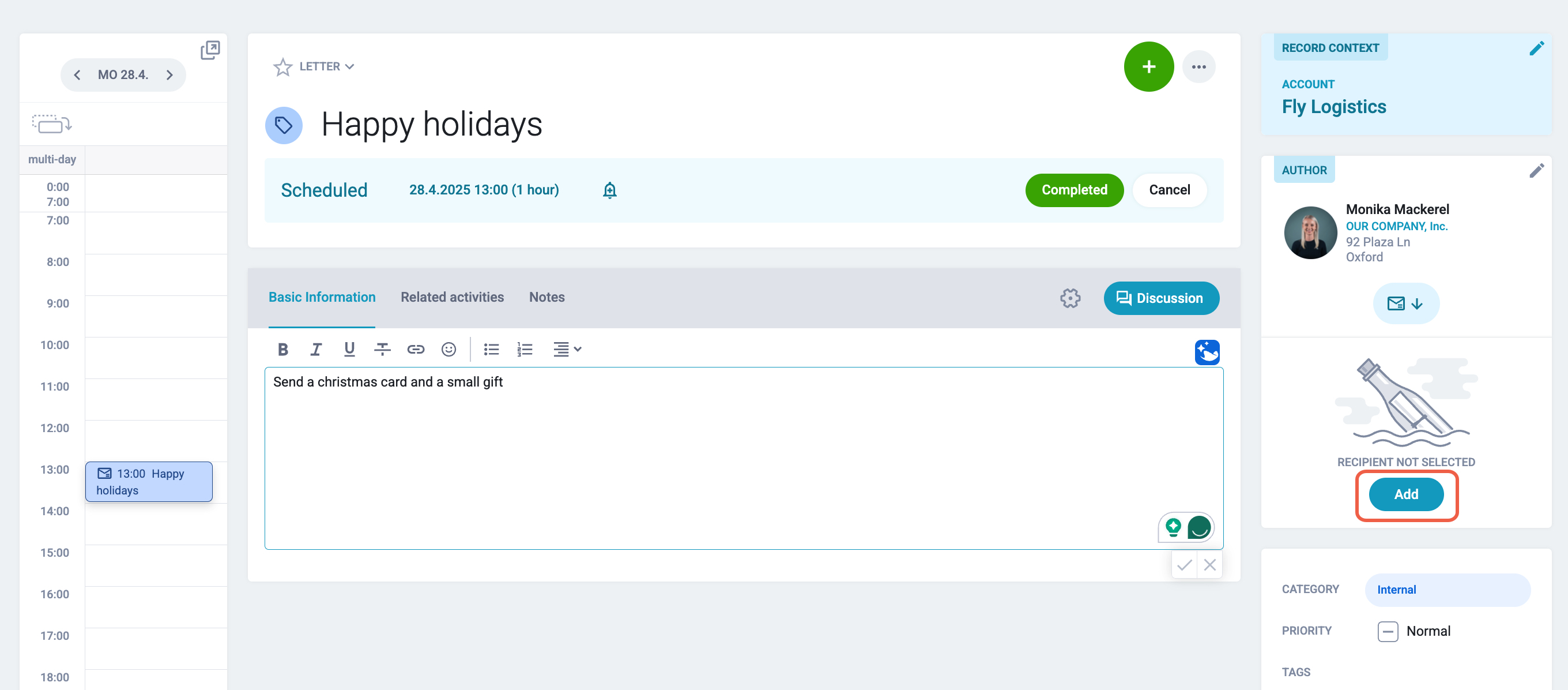 Contact labels – Raynet CRM Basics and Tutorials