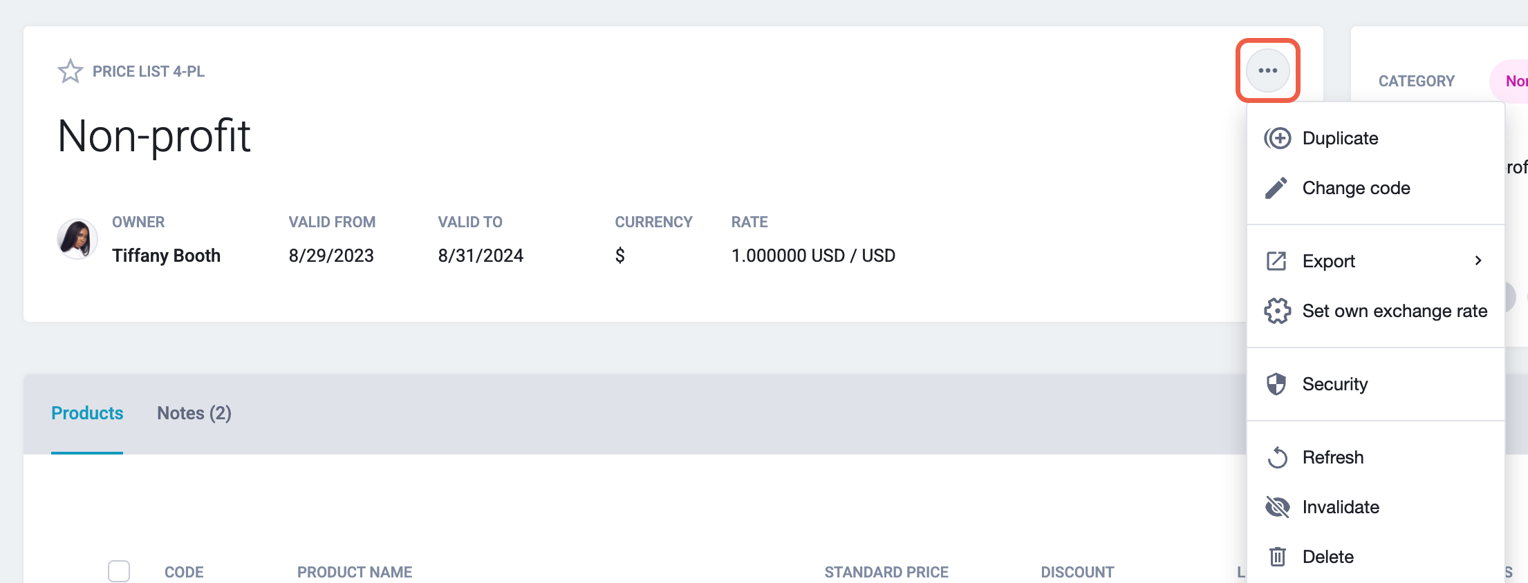 Using Price Lists – Raynet CRM Basics and Tutorials