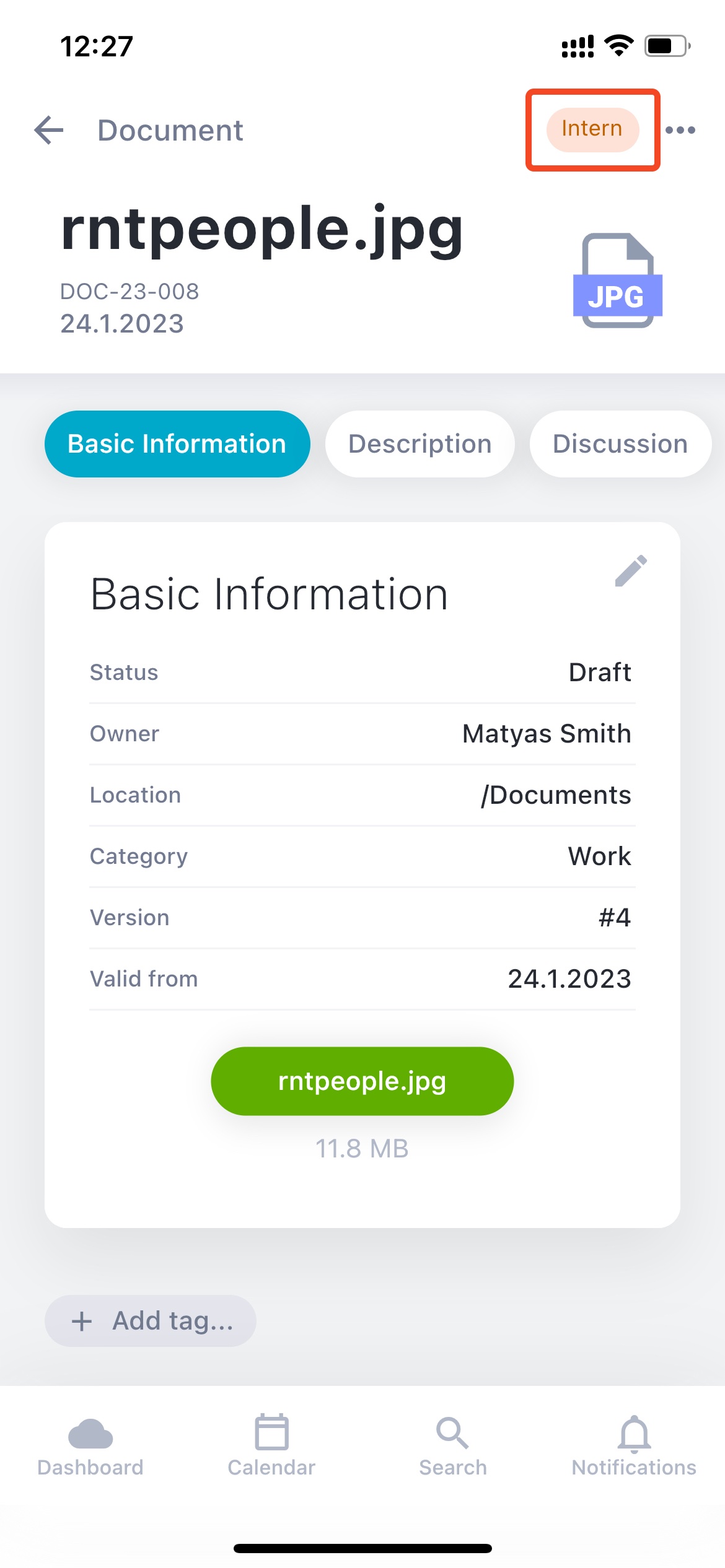Documents in the Mobile App – Raynet CRM Basics and Tutorials