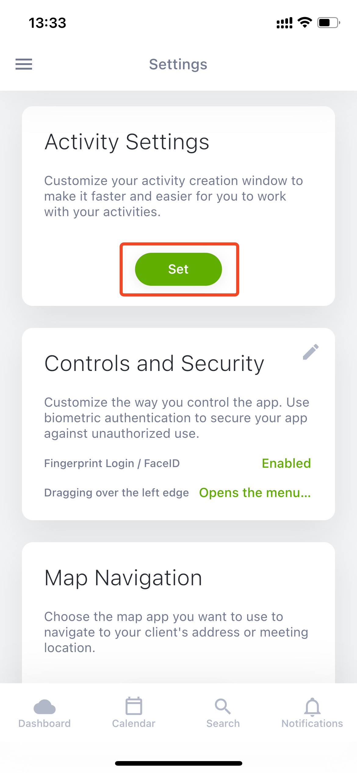 Mobile App Settings – Raynet CRM Basics and Tutorials