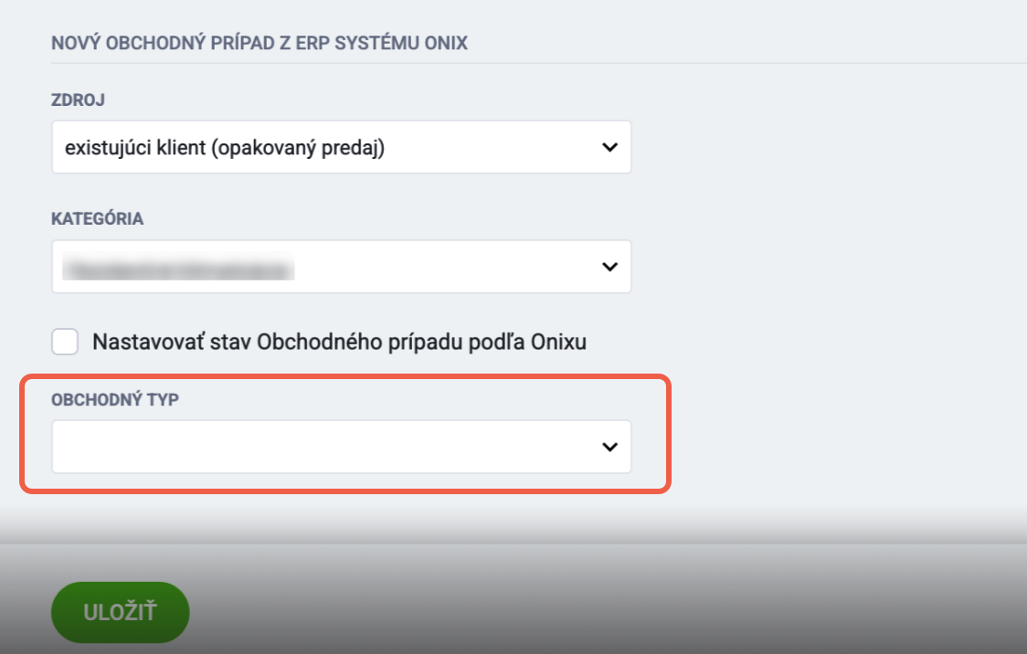 Integrace s ERP systémem ONIX od KROSu – Raynet CRM Nápověda
